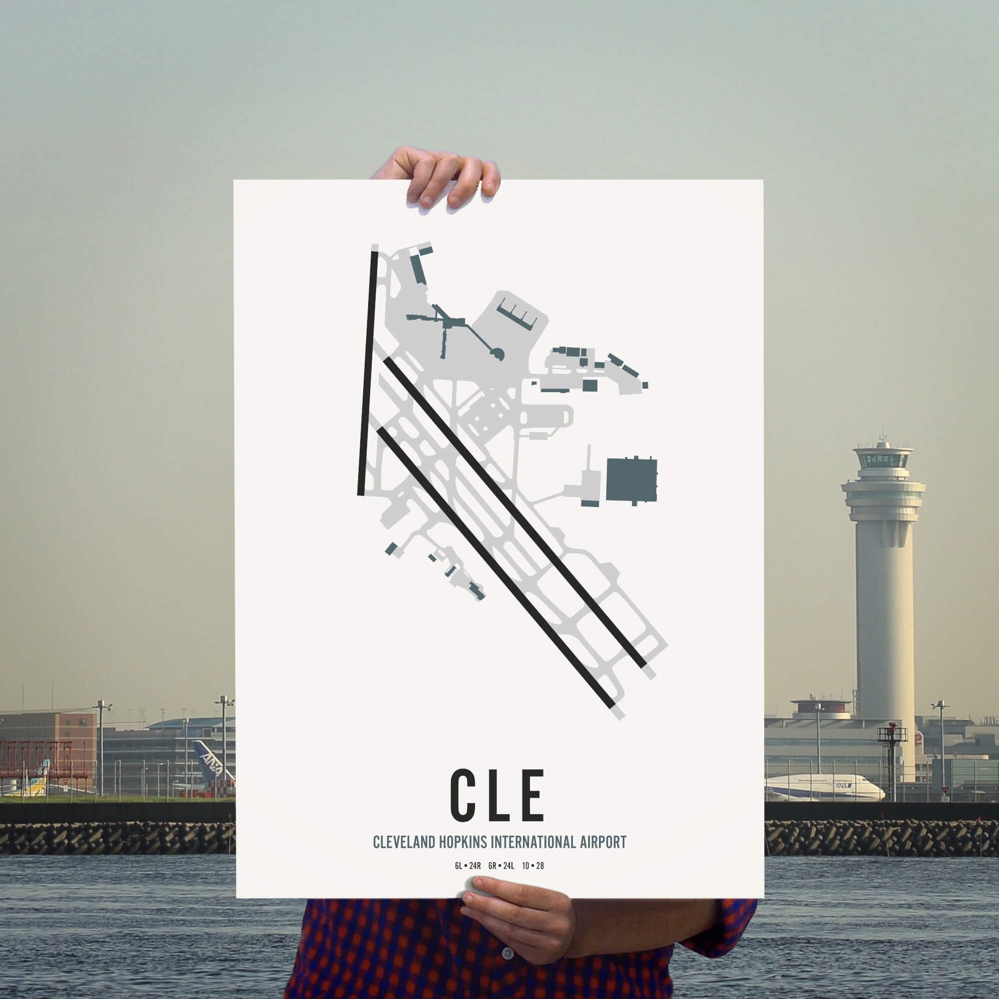 Cle Airport Map