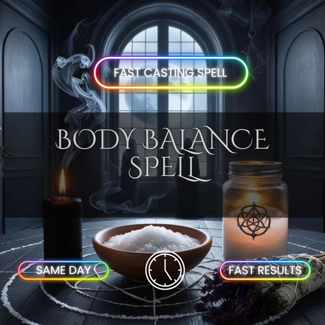 Body Balance Spell – Physical Harmony, Energy Alignment & Inner ...