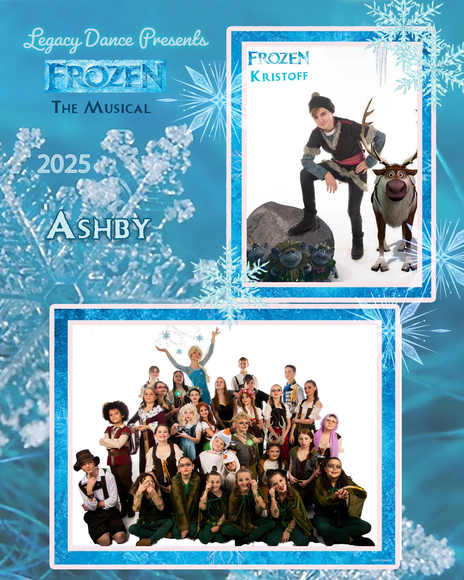 Frozen Winter Theater Memory Mate Digital 8x10 Template - Etsy