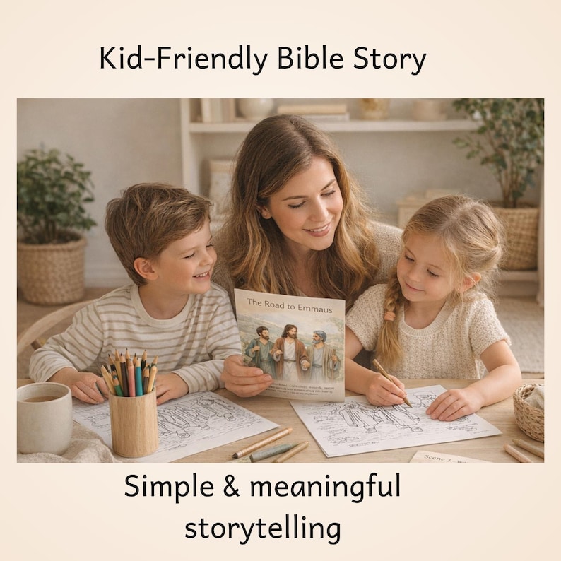 Emmaus Activity Bundle for Kids | Catholic Printable | Road to Emmaus ...