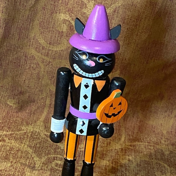 Wooden Cat Nutcracker - Etsy