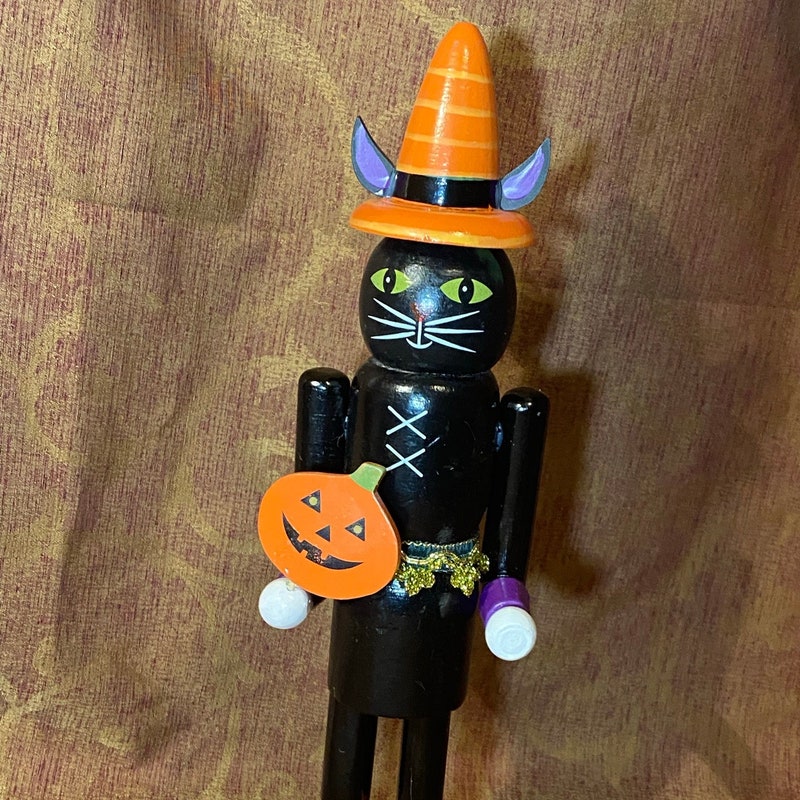 Wooden Cat Nutcracker - Etsy