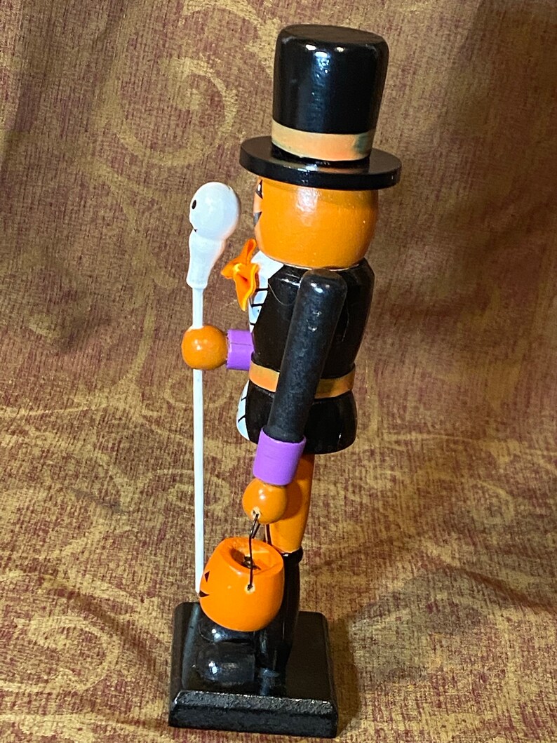 Halloween PUMPKIN MAN NUTCRACKER8.5 Wooden Decorationnew - Etsy