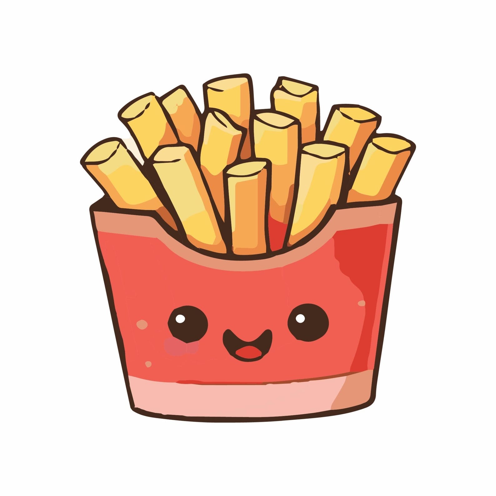 Kawaii Foods Clipart | Kawaii Fast Food & Dessert Clipart | Instant ...