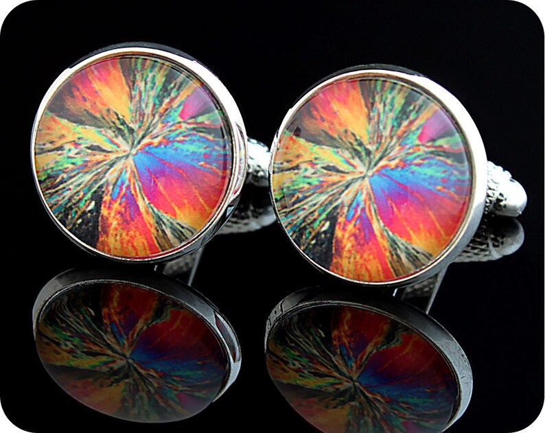 Chemistry Microscope Photo Science Cufflinks Citric Acid - Etsy