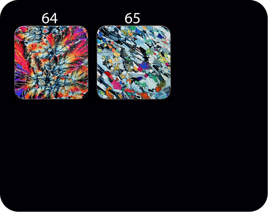 Geology Coasters Your Choice of 6 From 14 Rock Thin Section - Etsy