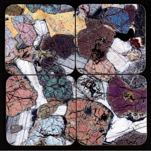 Scottish Highlands Geology Coasters 6 Rock Thin Section - Etsy
