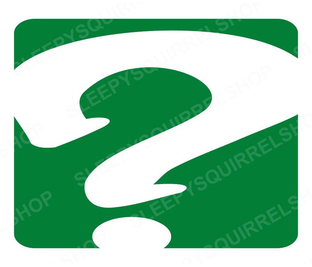 Question Mark Mystery Riddler Icon SVG Cut File Graphic (digital ...