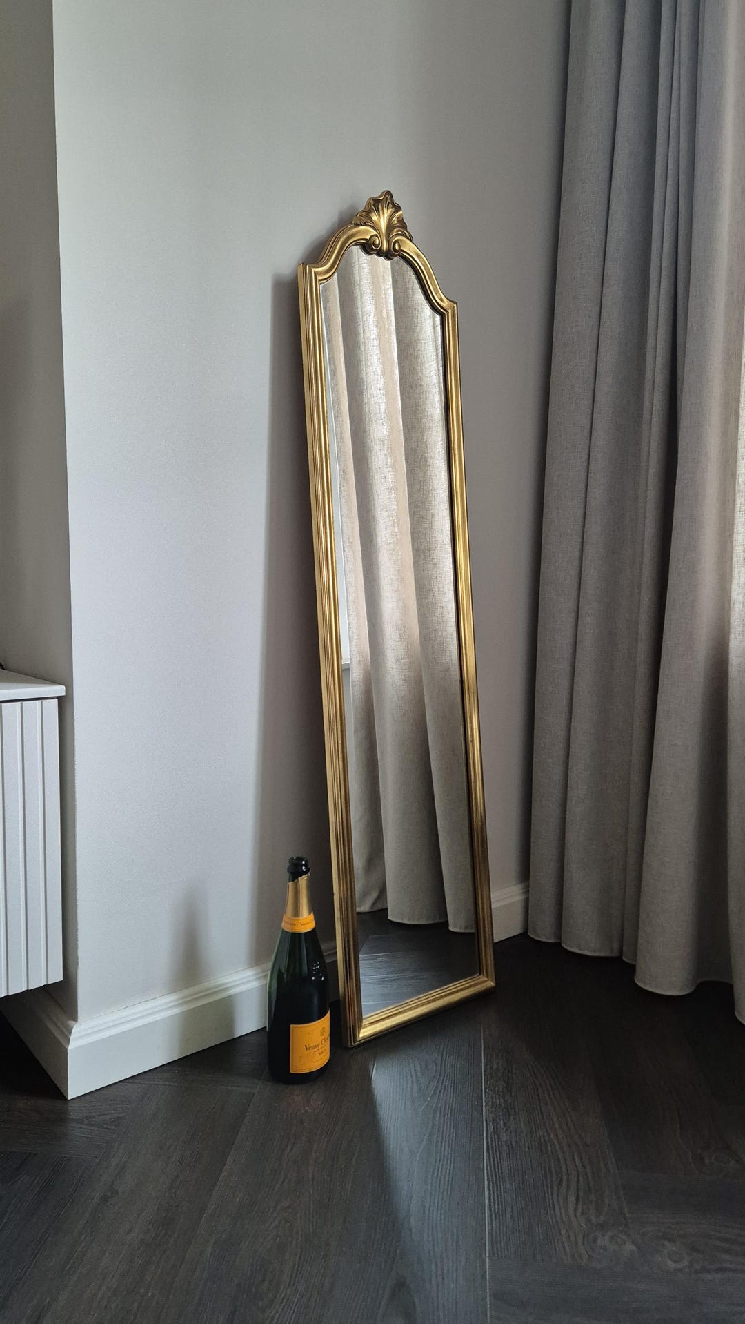 Vintage Golden Mirror Full Length Deknudt Belgium 70s 80s - Etsy