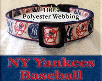 New York Yankees Dog Collar - Etsy
