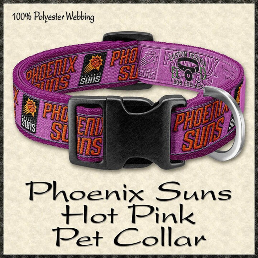 PINK Phoenix Suns Dog Collar - Etsy