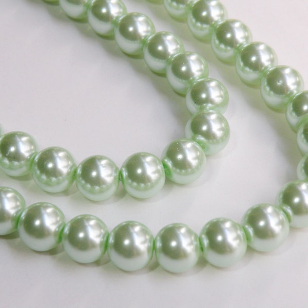 Mint Green Pearls - Etsy
