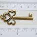 Heart Skeleton Key Charm Collection of 5 Large Keys Steampunk Vintage ...