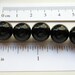 Riverstone Beads in Jet Black Round Gemstone 12mm Full Strand - Etsy