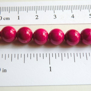 Riverstone Beads in Rose round gemstone 8mm full strand 4297GS | Etsy