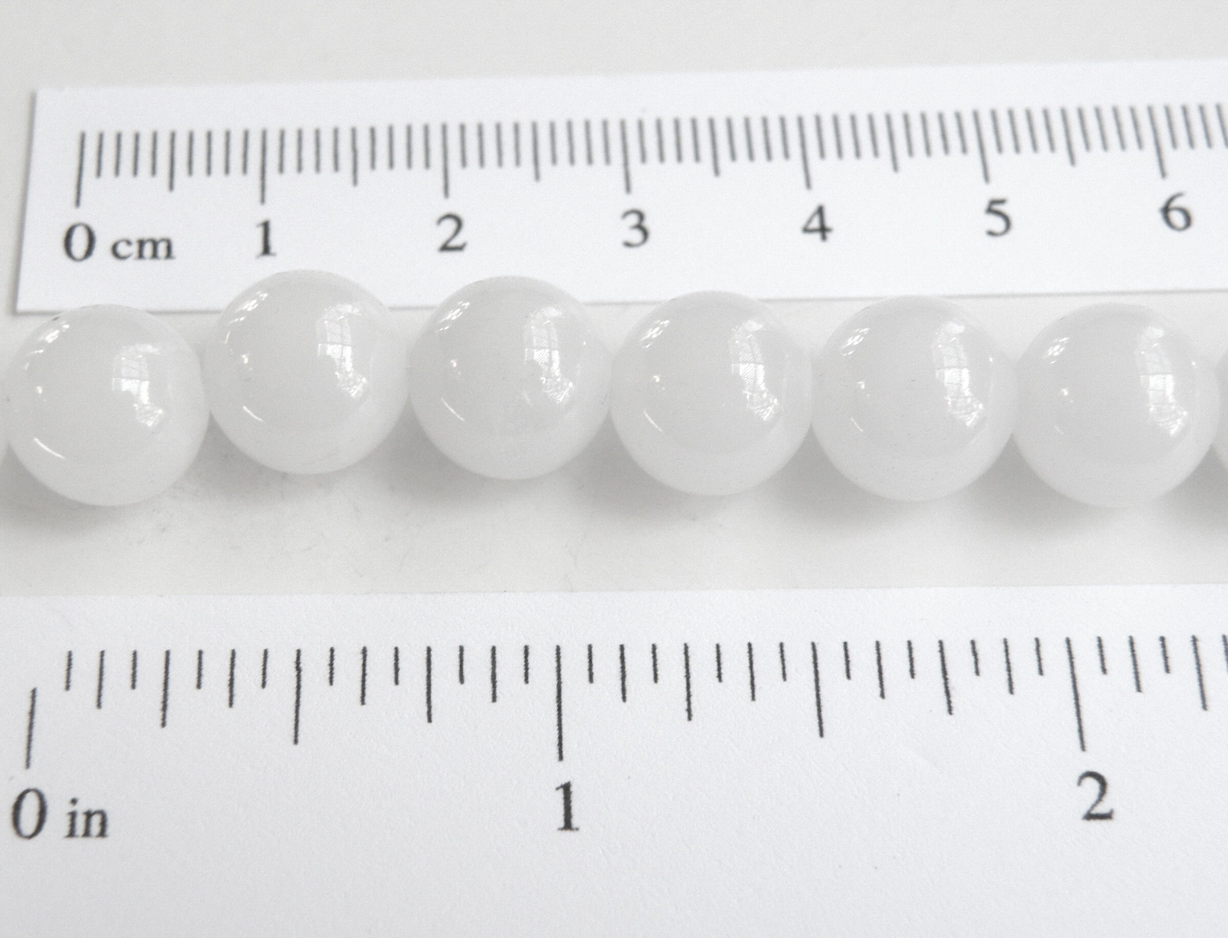 Natural White Snow Quartz Gemstone Round 10mm Full Strand - Etsy