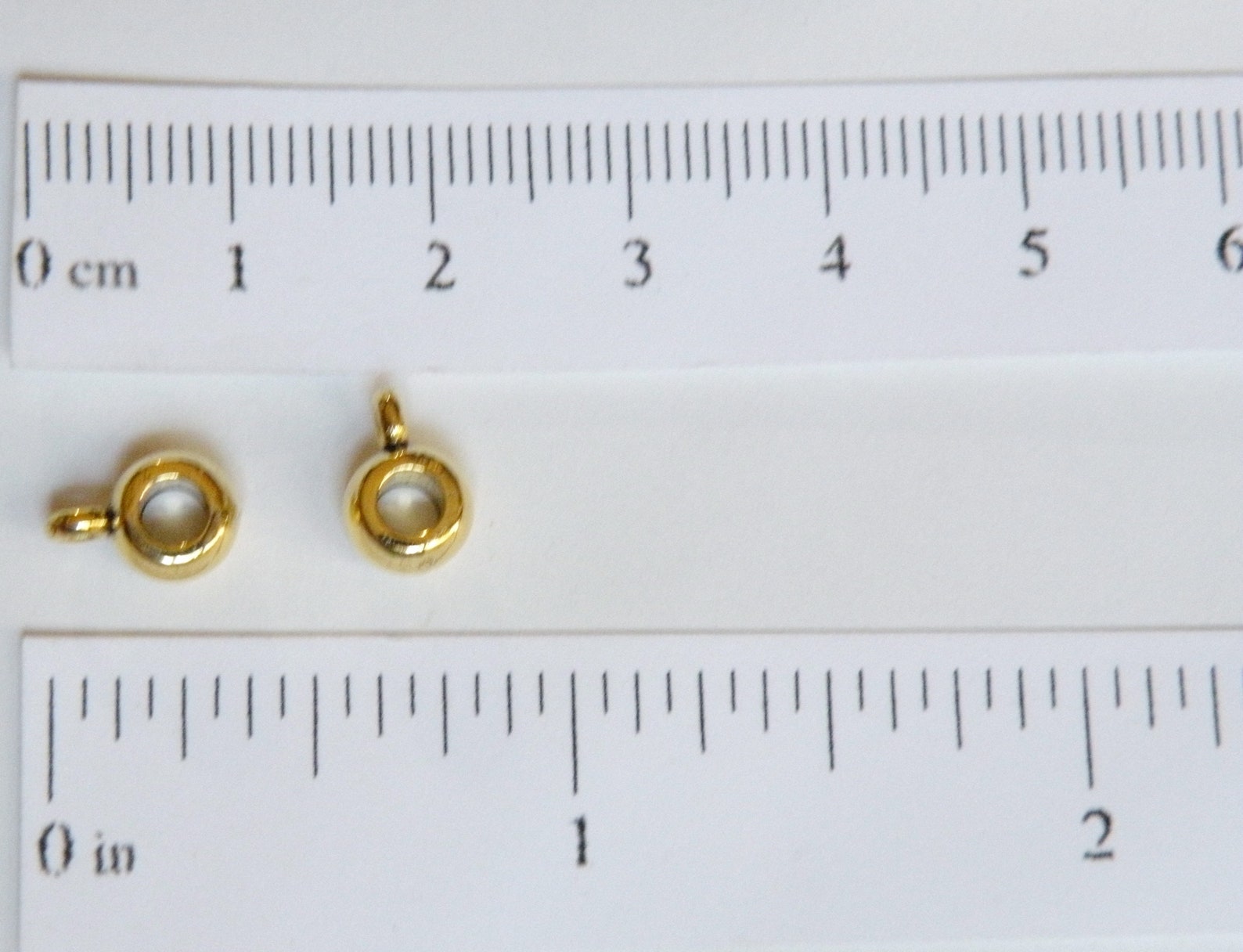 20 Tube Hanger Bails With Large 3mm Hole Smooth Antique Gold | Etsy