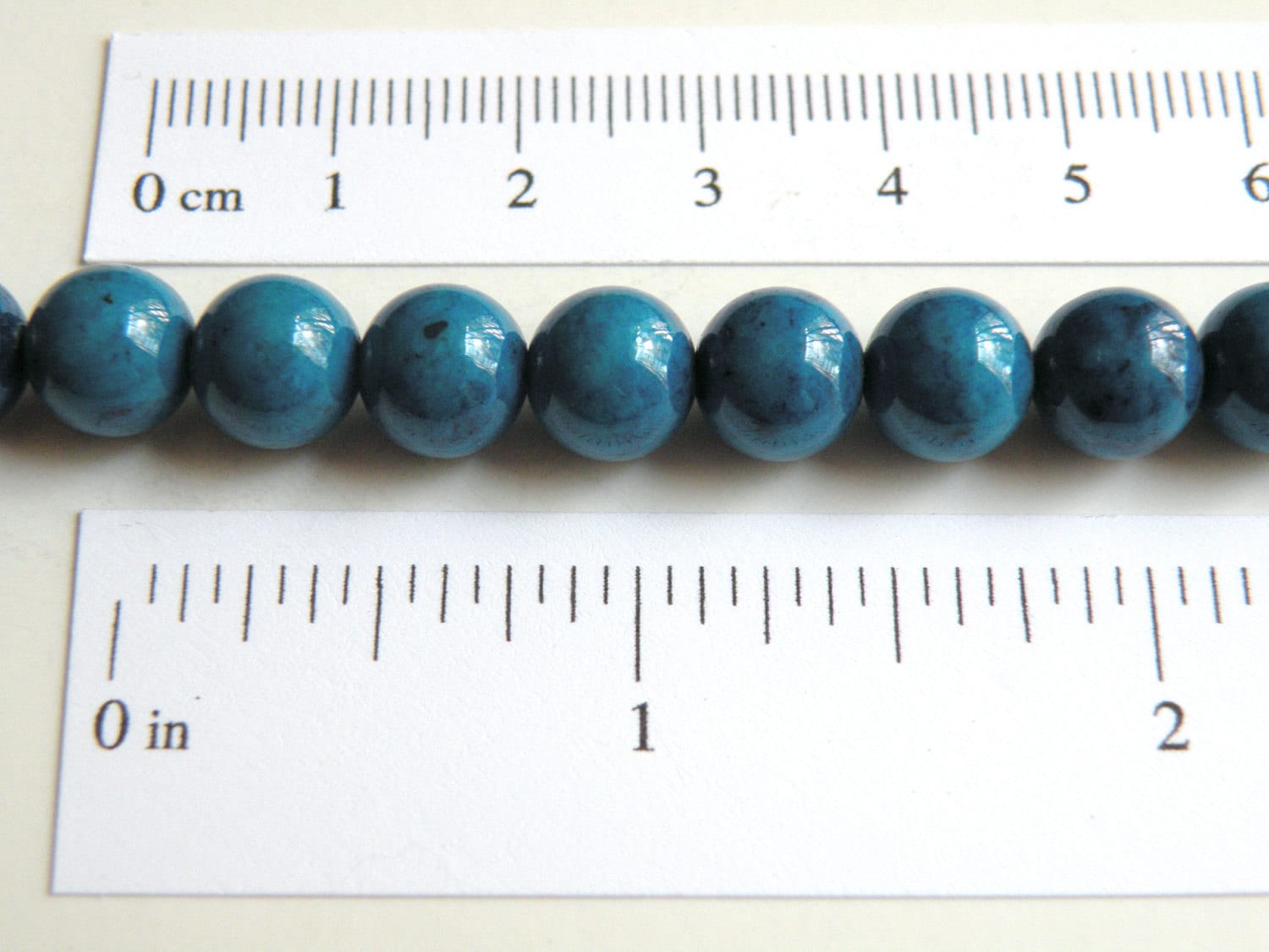 Riverstone Beads in Blue Round Gemstone 8mm Full Strand 4295GS - Etsy