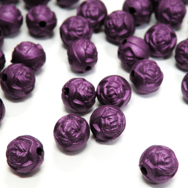 Purple Beads - Etsy