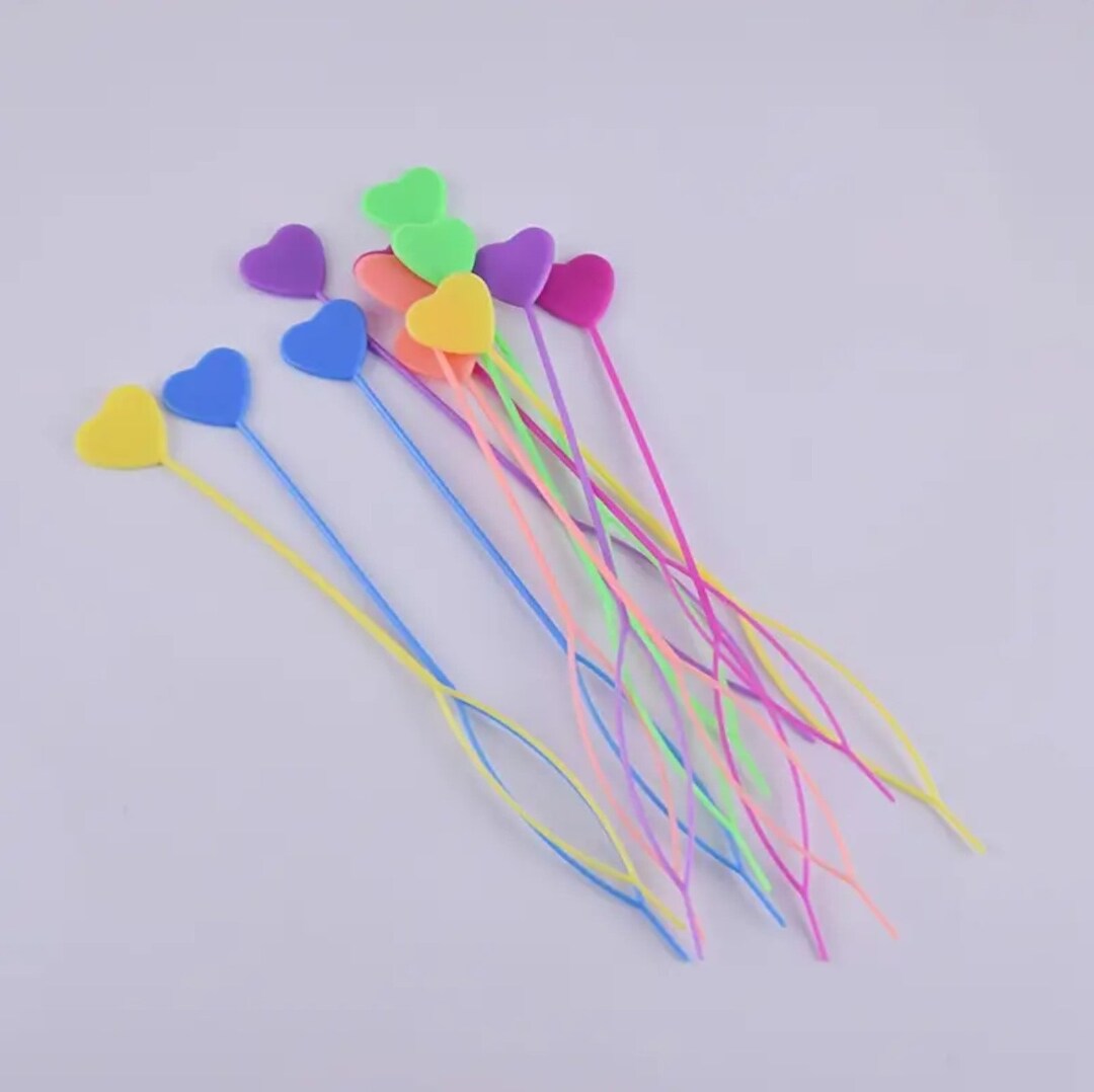 Bead Threader With Heart, Plastic Loop Pulling Macrame Tool, Hair ...