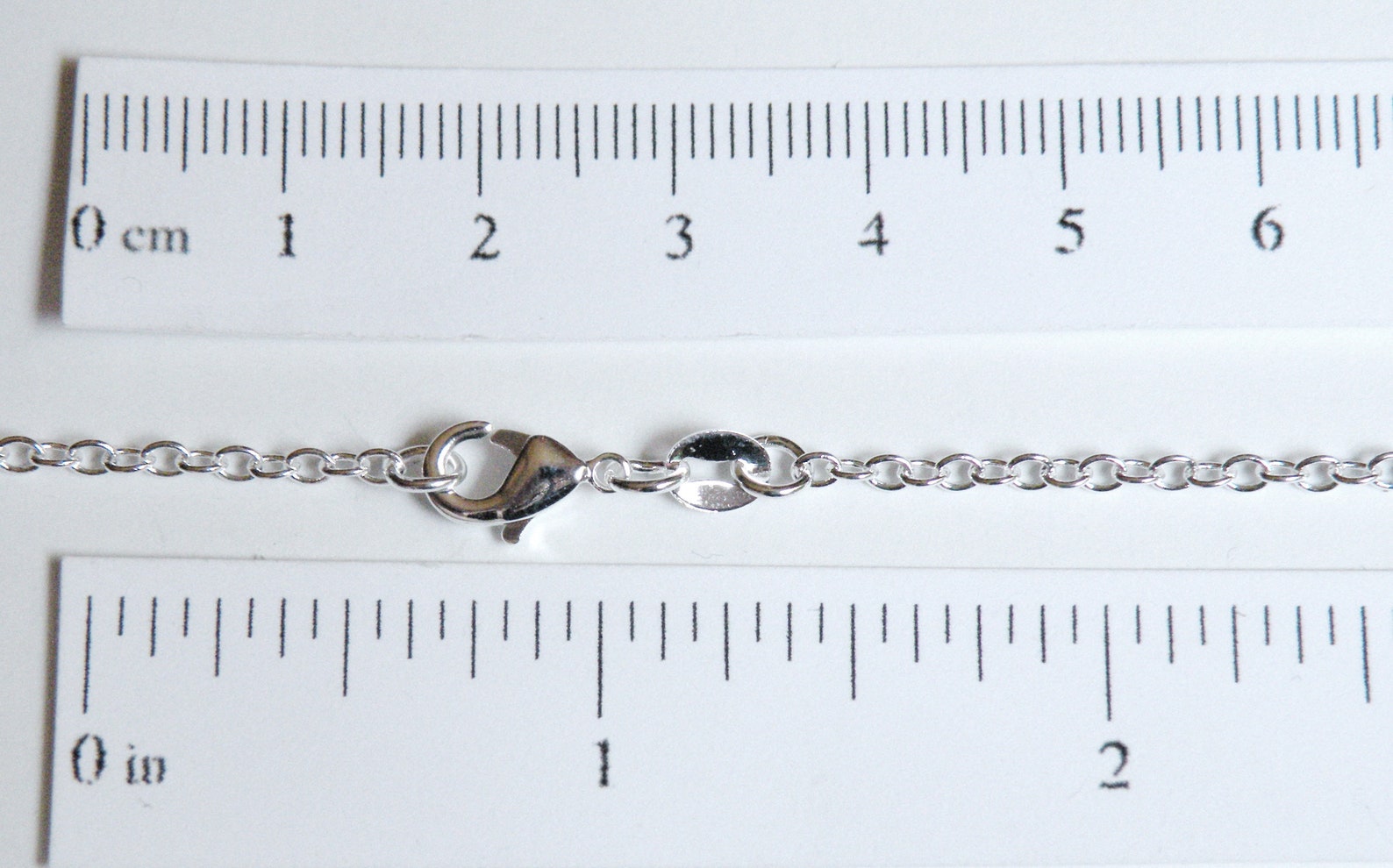 Sterling Silver Cable Chain 20 Inch 2x2.5mm Links Necklace | Etsy