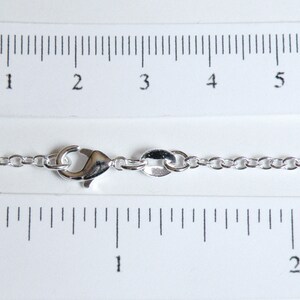 Sterling Silver Cable Chain 20 Inch 2x2.5mm Links Necklace - Etsy