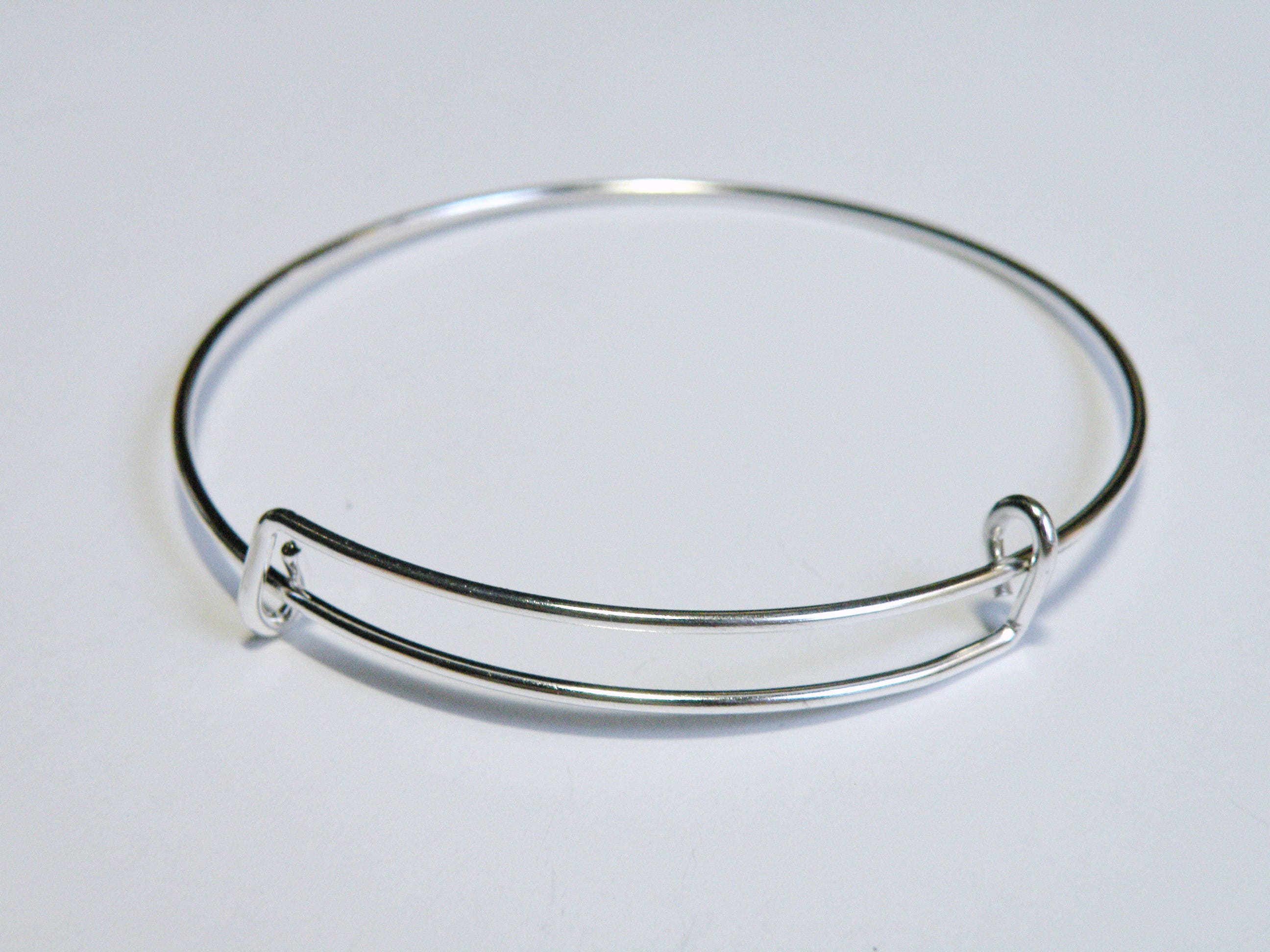 Bangle Bracelet Adjustable Expandable Charm Bracelet Double | Etsy