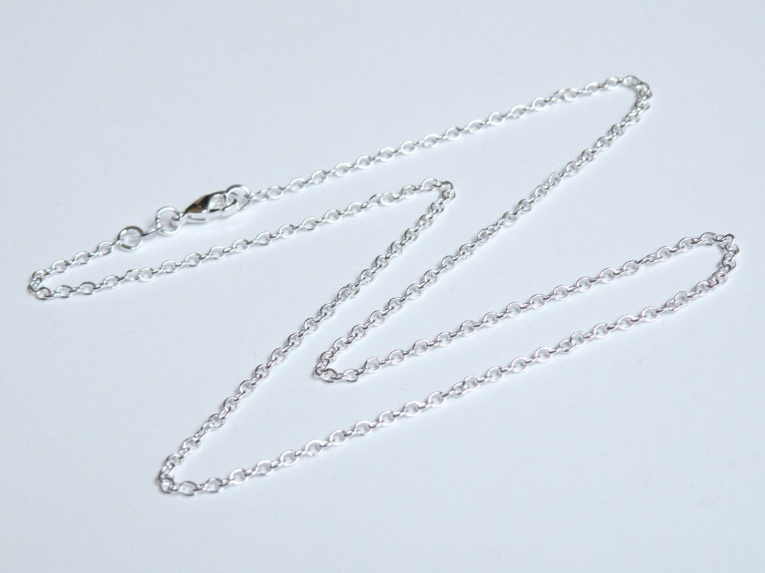 Sterling Silver Cable Chain 20 Inch 2x2.5mm Links Necklace - Etsy