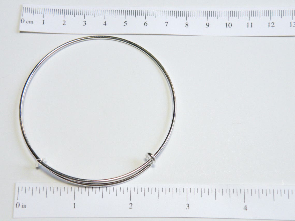 Bangle Bracelet Adjustable Expandable Charm Bracelet Double - Etsy