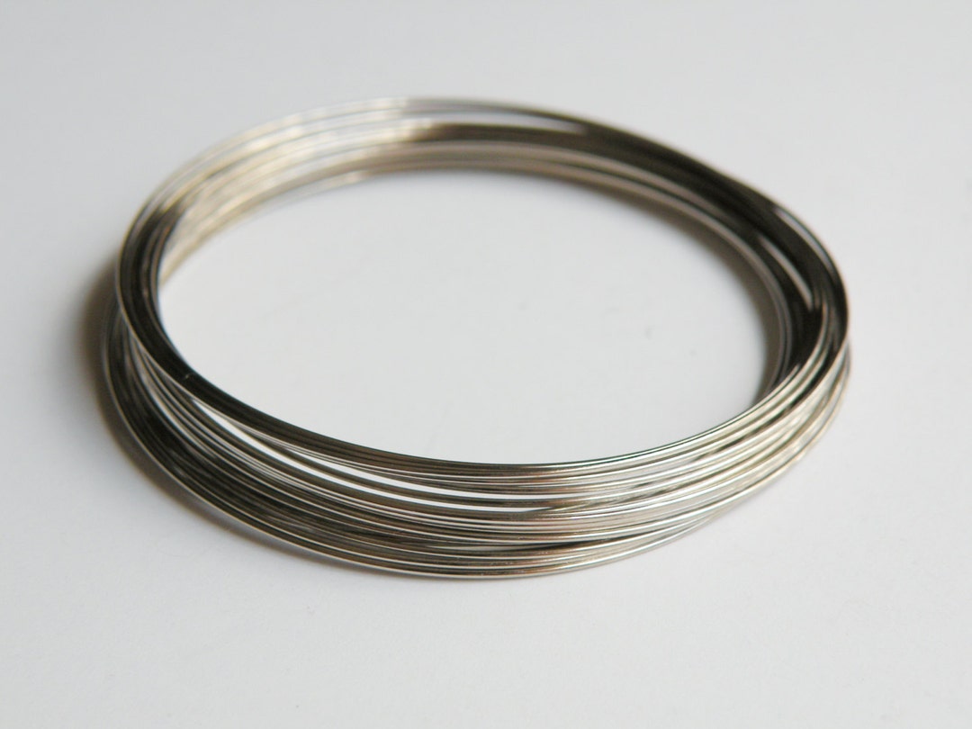 Bracelet Memory Wire Stainless Steel 55mm 2.2 Inch 0.6mm 23 Gauge 25 ...