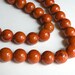 Riverstone Beads in Brown Round Gemstone 12mm Full Strand - Etsy