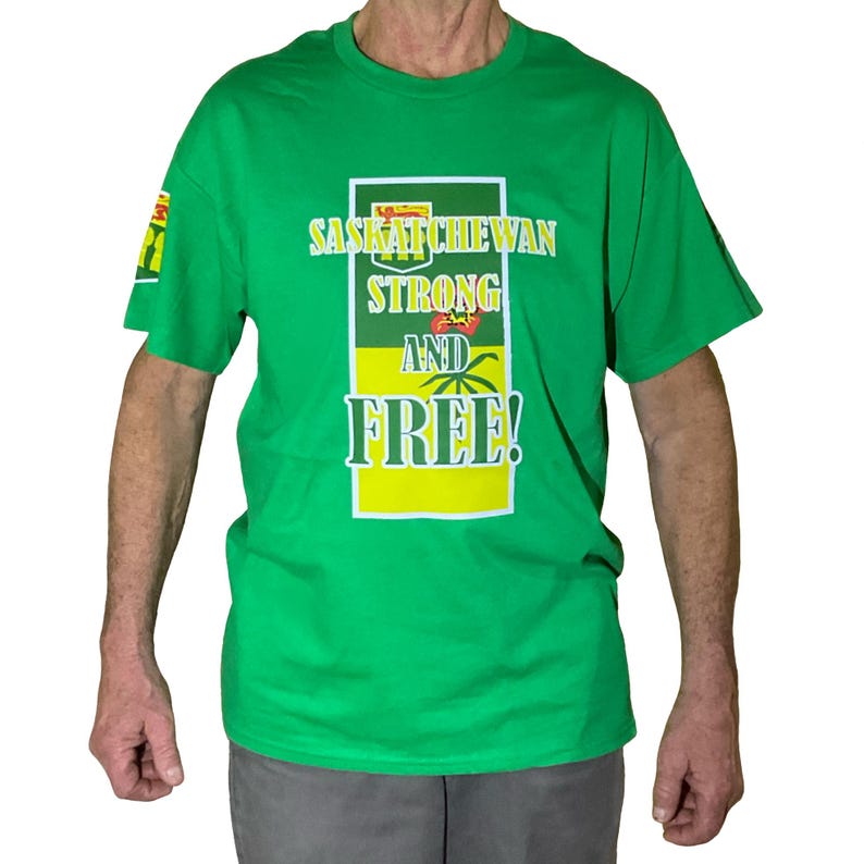 Saskatchewan Strong and Free T-shirt - Etsy