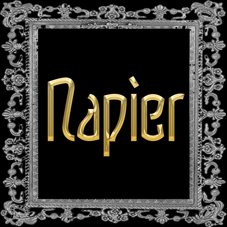 Napier - a Classy Art Deco Font - Etsy