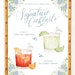 Custom Watercolor Signature Drink Signs, Watercolor Signature Cocktail ...