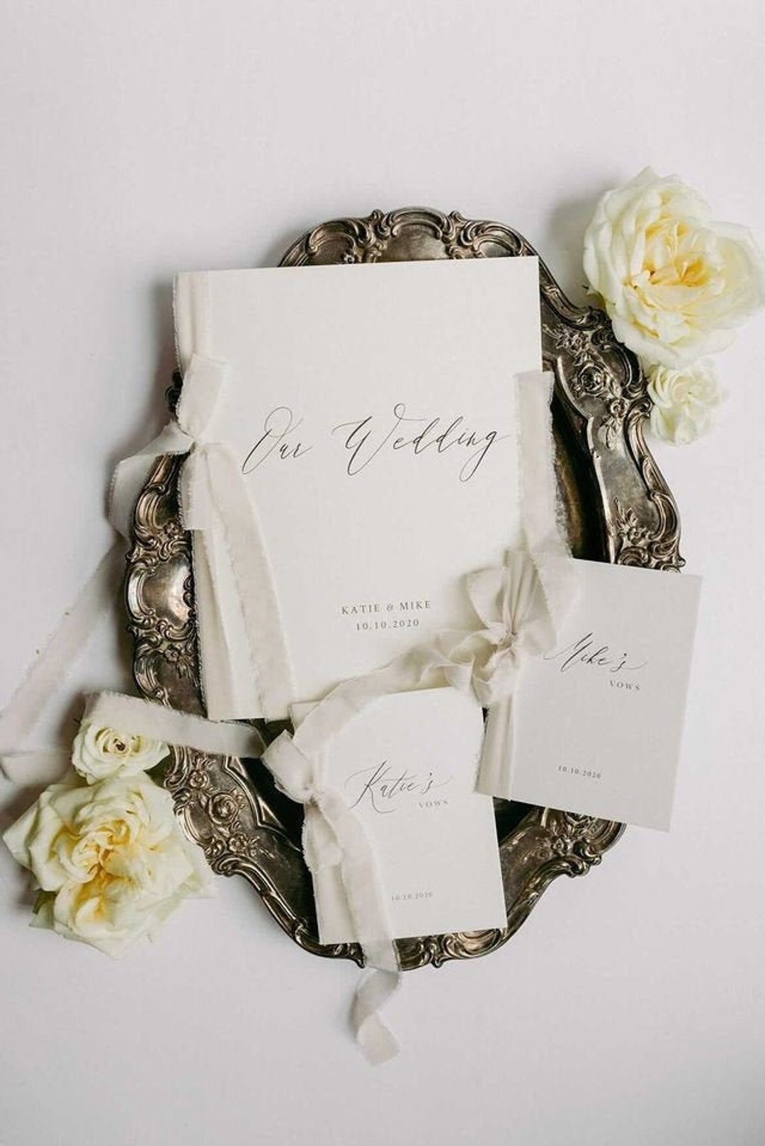 Wedding Officiant Book + Vow Book Bundle, Ceremony Book, Vow Books, Our ...