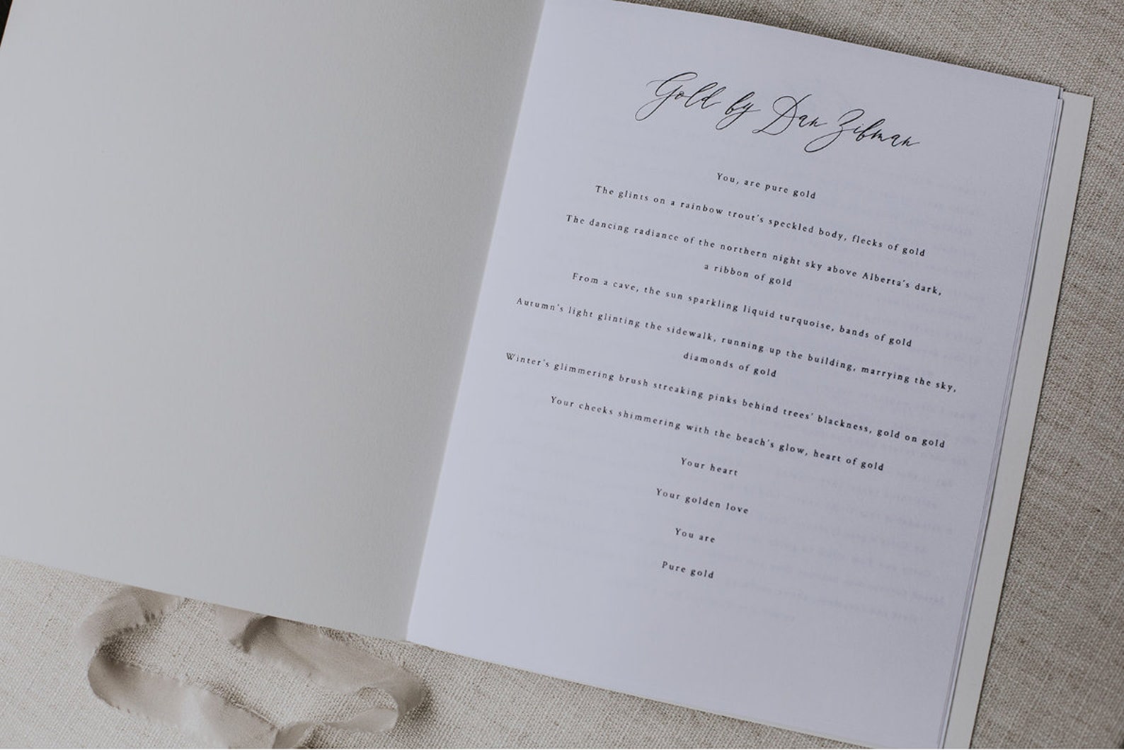 Wedding Officiant Book Ceremony Book Vow Books Silk Ribbon | Etsy