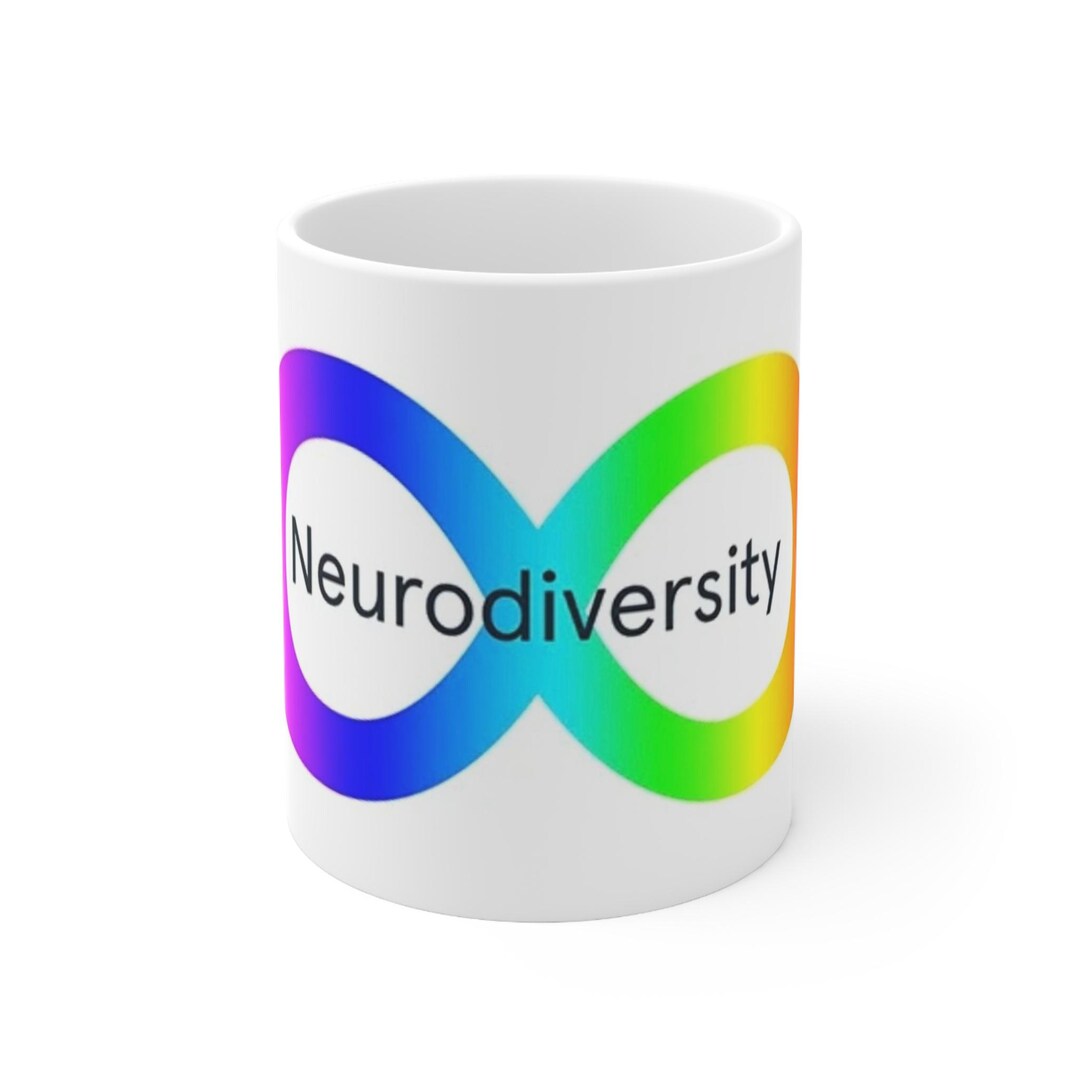 Neurodiversity Infinity Symbol Mug | Ceramic Coffee Cup - Etsy