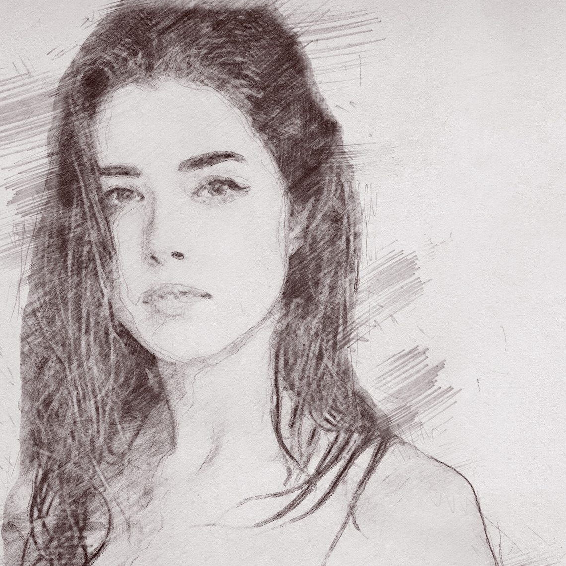 Stehend akt weibliche Zeichnung druckbare Wandkunst Original - Etsy.de