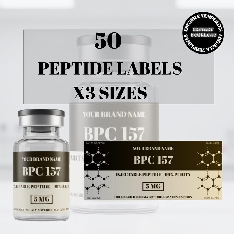 Peptide Labels - Etsy