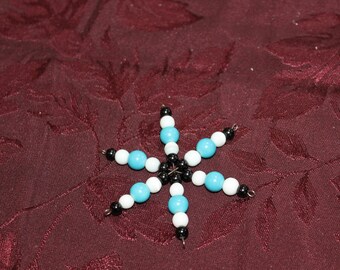 Beaded snowflake | Etsy