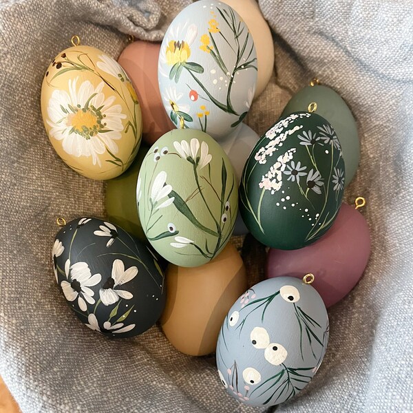 Hand Painted Eggs - Etsy