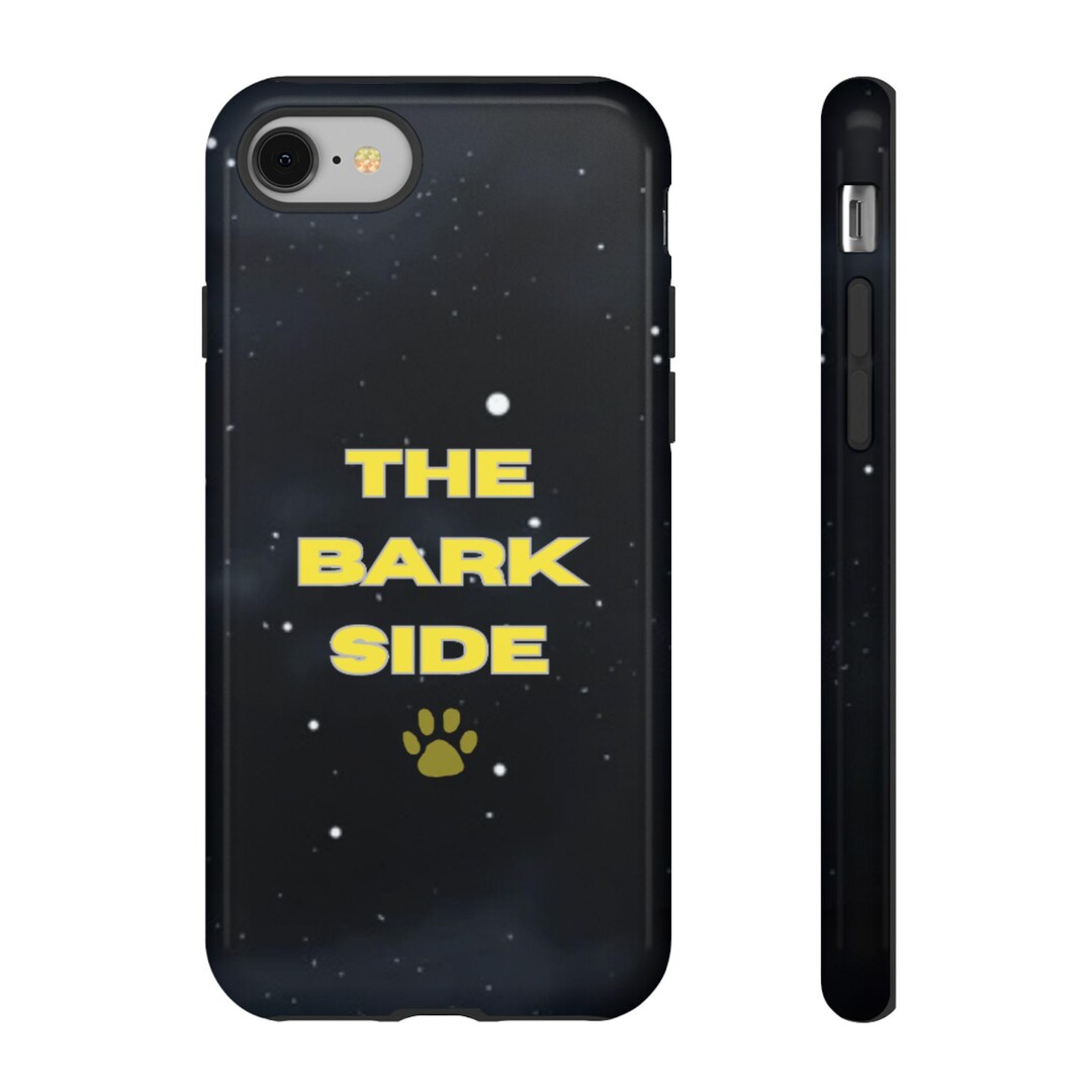 The Bark Side Phone Case | Dog Paw Sci-fi Space Design - Etsy