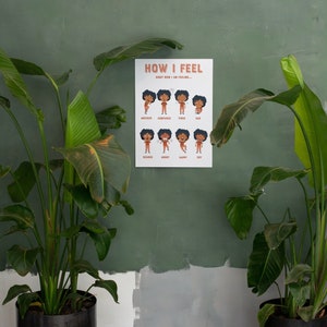 Feelings Poster, Emotions Chart, Classroom Decor, Affirmations Poster ...