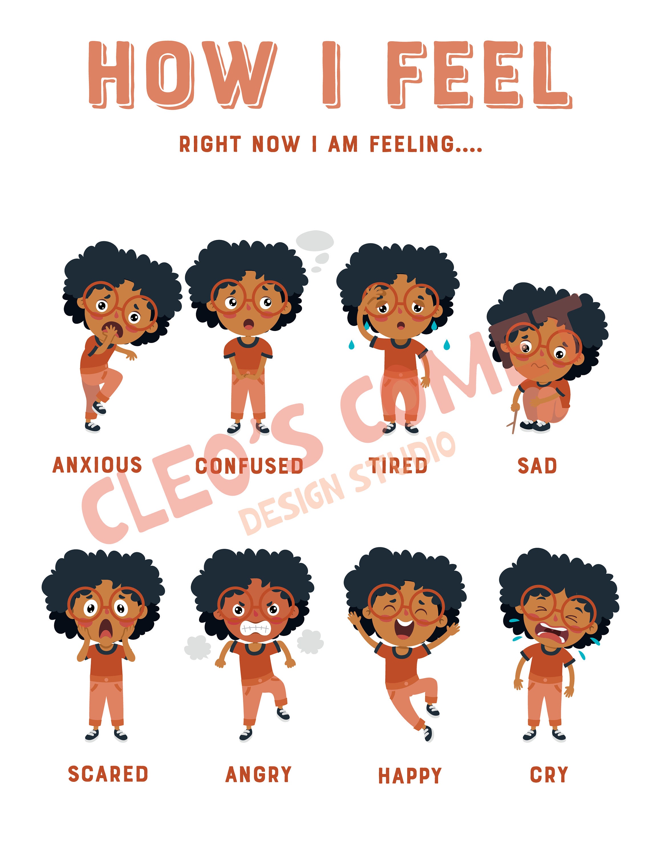 Feelings Poster, Emotions Chart, Classroom Decor, Affirmations Poster ...