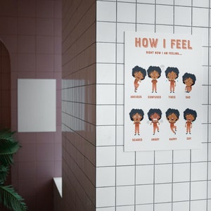 Feelings Poster, Emotions Chart, Classroom Decor, Affirmations Poster ...