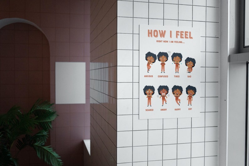 Feelings Poster, Emotions Chart, Classroom Decor, Affirmations Poster ...