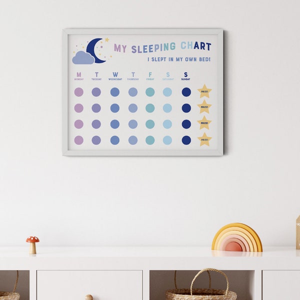 Printable Sleep Chart - Etsy