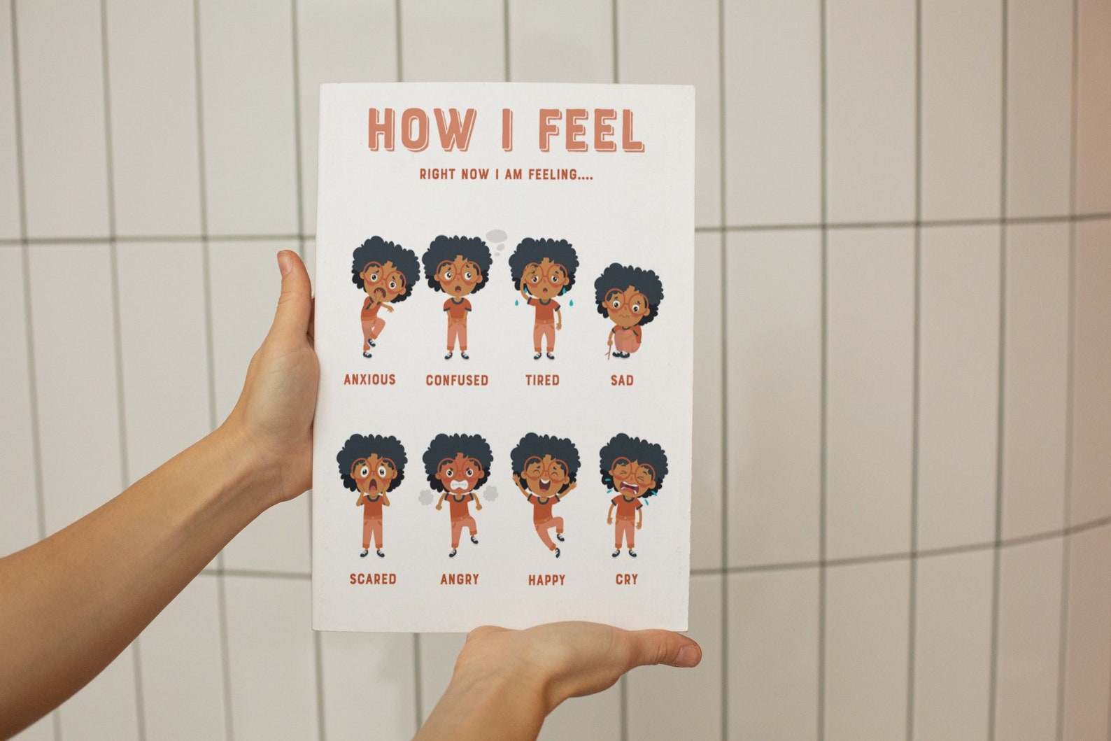 Feelings Poster, Emotions Chart, Classroom Decor, Affirmations Poster ...