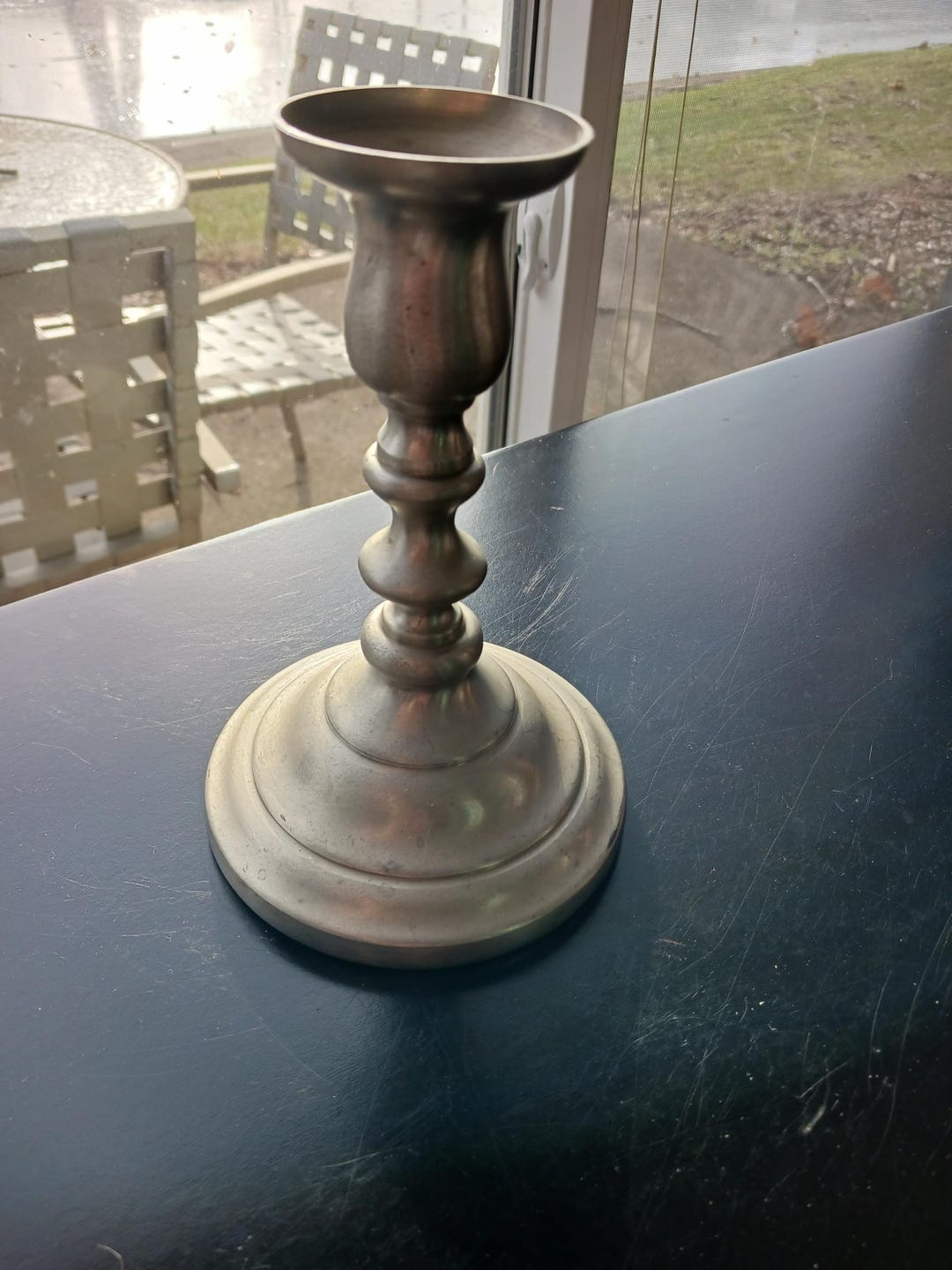 Vintage Preisner Pewter Candlestick Holder 6 Inches Tall Marked 2095 - Etsy
