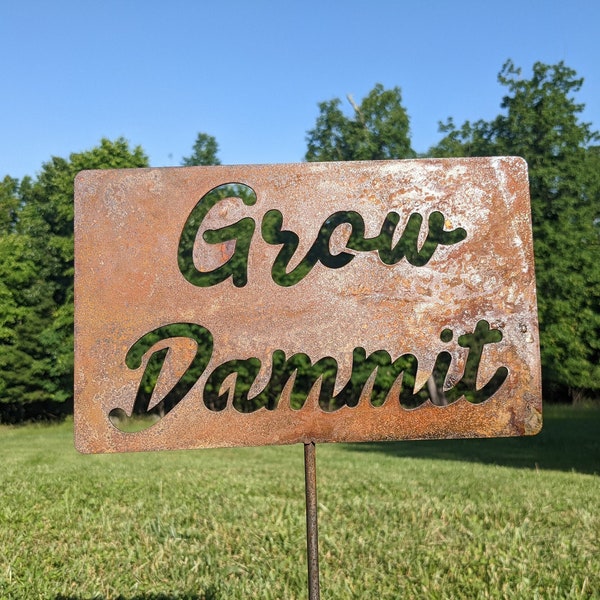 Funny Garden Sign - Etsy